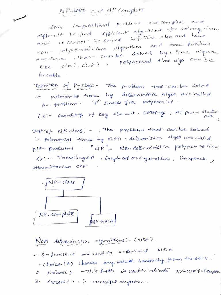 NP Hard and NP Complete | PDF | Theoretical Computer Science | Cybernetics