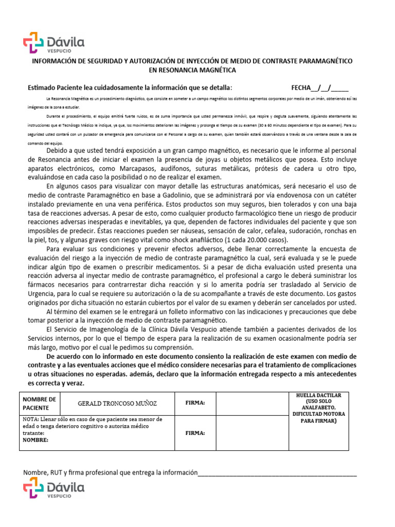 ENCUESTA de RNM (Actualizada El 16 Octubre) | PDF | Imagen de resonancia magnética | Medicina ...