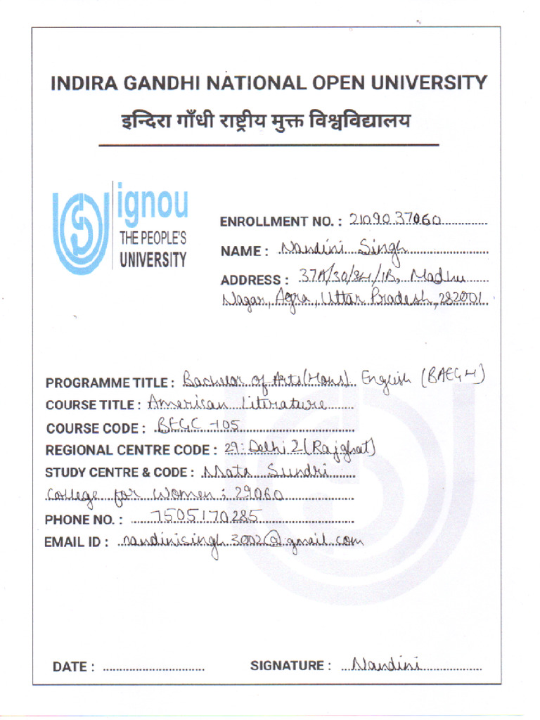 Complete Begc 105 | PDF