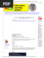 ALS Basic Lit Program | PDF | Literacy | Communication