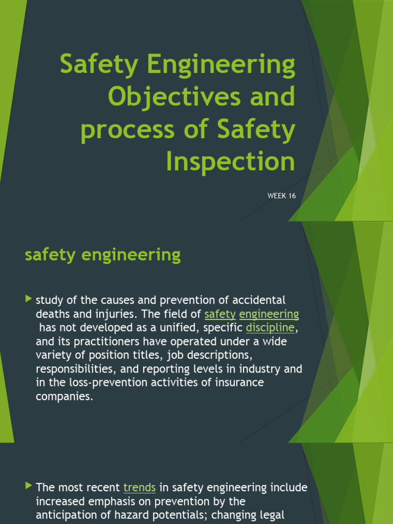 Safety Inspection for Industrial Objectives | PDF | Safety | Engineering