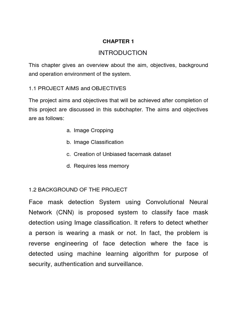 Sat - 27.Pdf - Face Mask Detection Using Convolutional Neural Network | PDF | Machine Learning ...