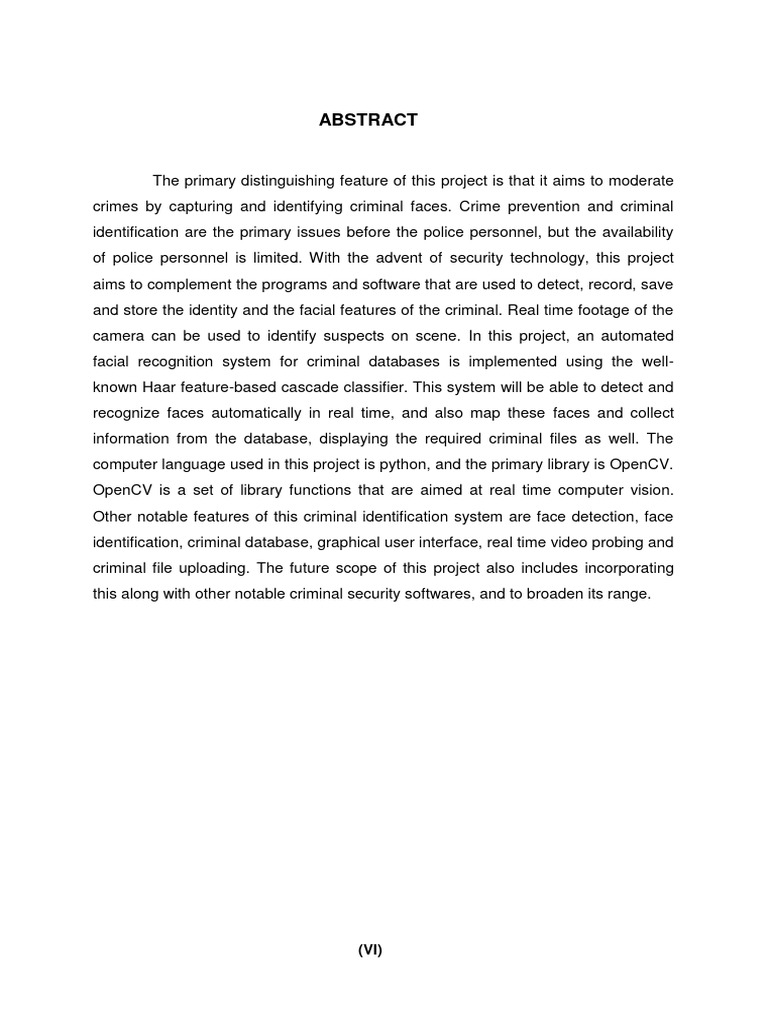 Sat - 81.Pdf - Criminal Identification and Weapon Detection | PDF ...