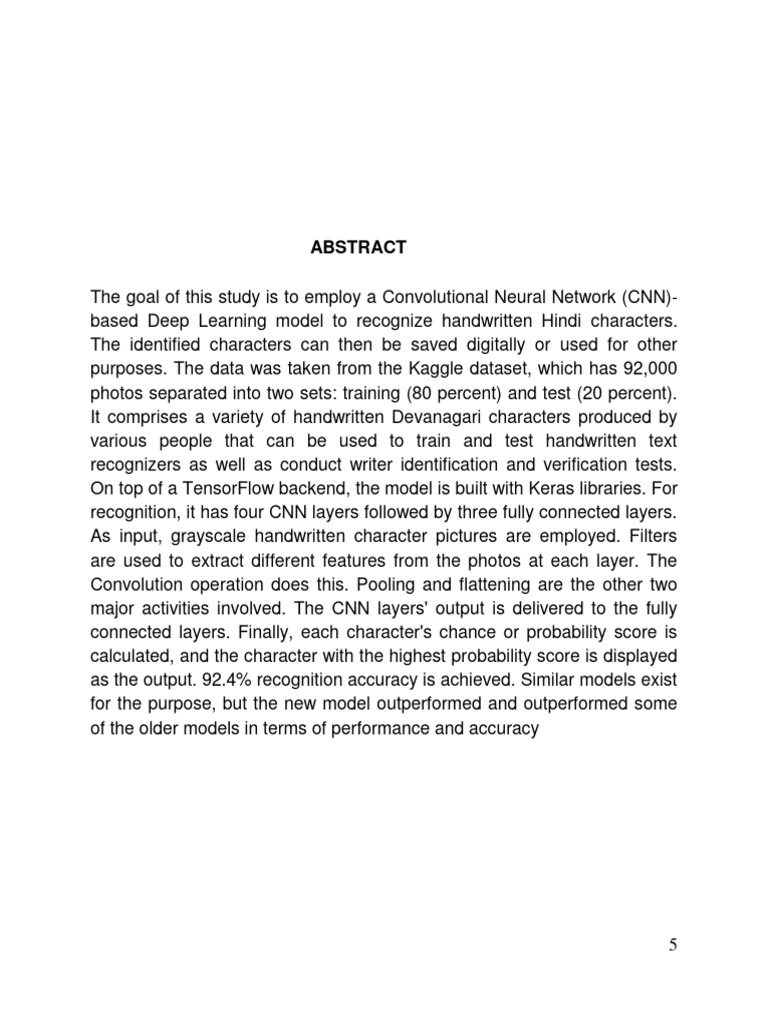 Sat - 23.Pdf - Handwritten Hindi Character Recognition Using CNN | PDF | Optical Character ...