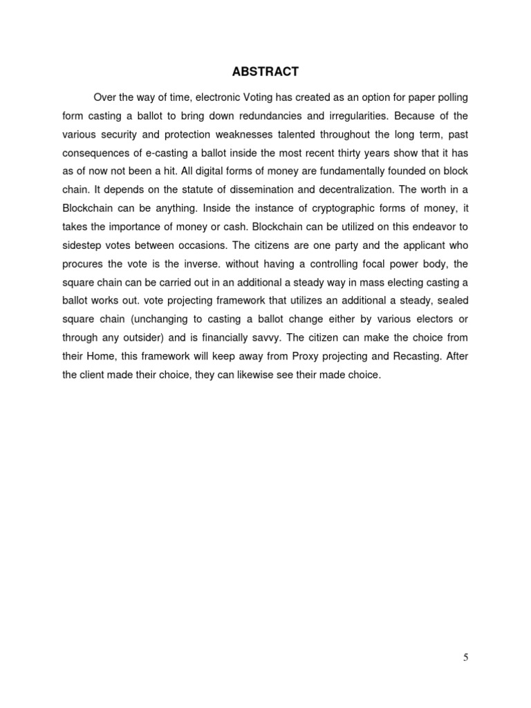 Sat - 76.Pdf - Decentralized Voting System Using Blockchain Technology ...