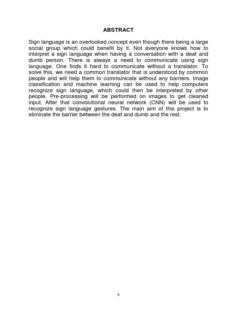 Sat - 28.Pdf - Sign Language Recognition Using Machine Learning | PDF | Computer Vision | Sign ...