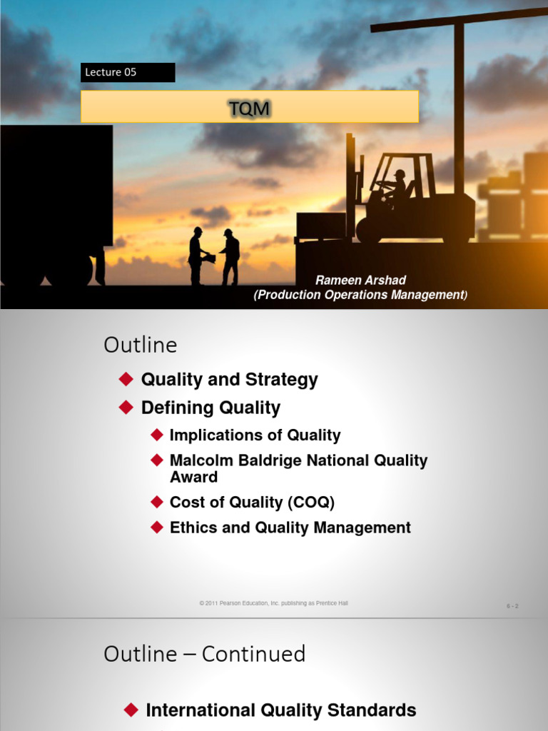 Total Quality Management | PDF | Six Sigma | Lean Manufacturing