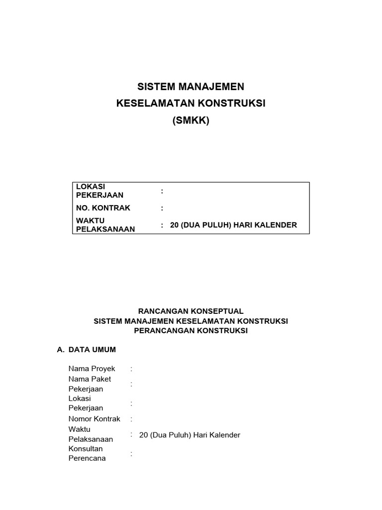 Dokumen SMKK Peningkatan Kantor Kel Sabaru 01 | PDF | Seni | Komputer
