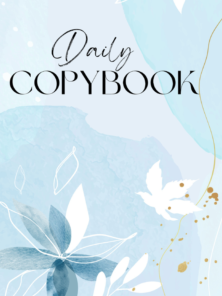 Daily Copybook NEW | PDF
