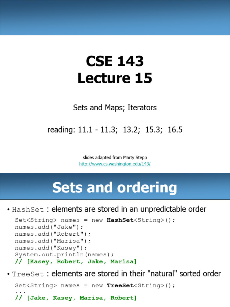 15 Set Map Iterator | PDF | Computer Engineering | Computing