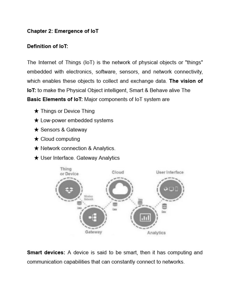 Introduction To Iot Chapter 2 Notes Pdf Internet Of Things Computer Network