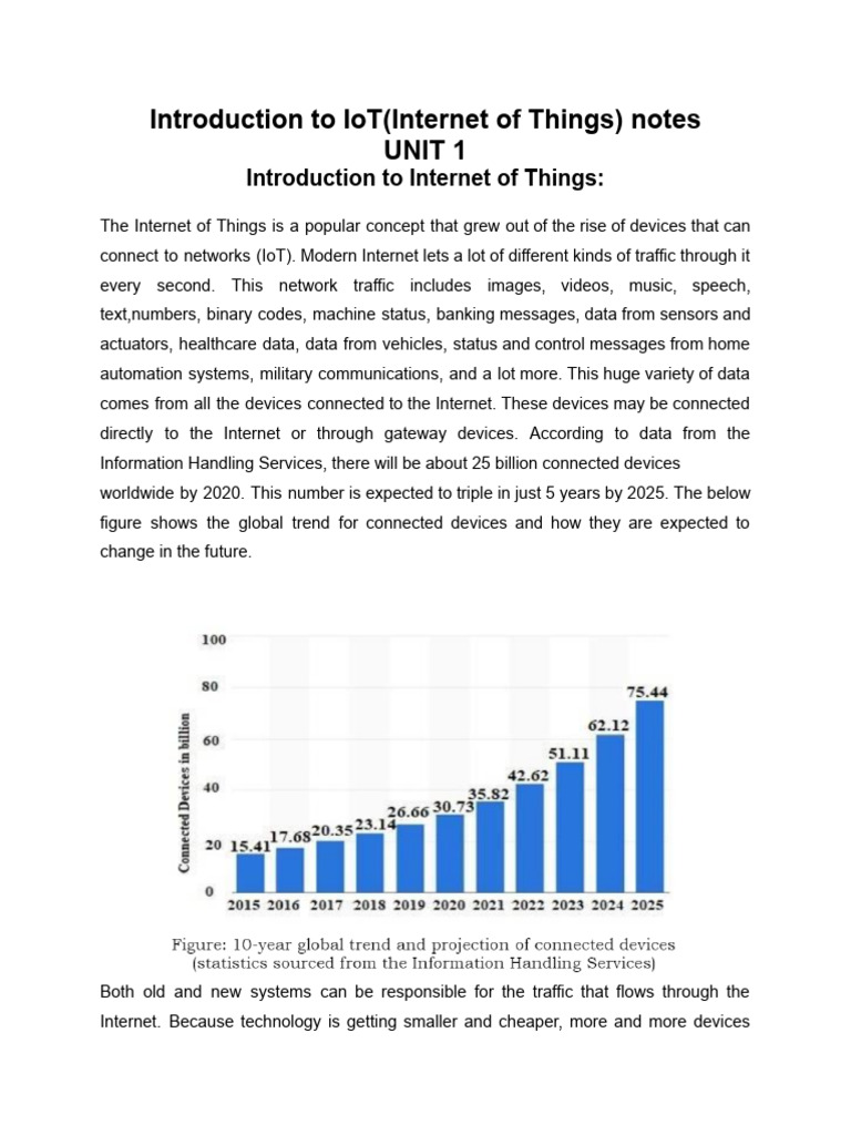 Introduction To IoT (Internet of Things) Chapter 1 Notes | PDF | Osi ...