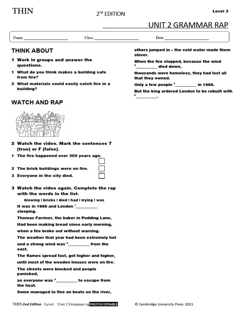 Grammar Rap Unit 2 | PDF