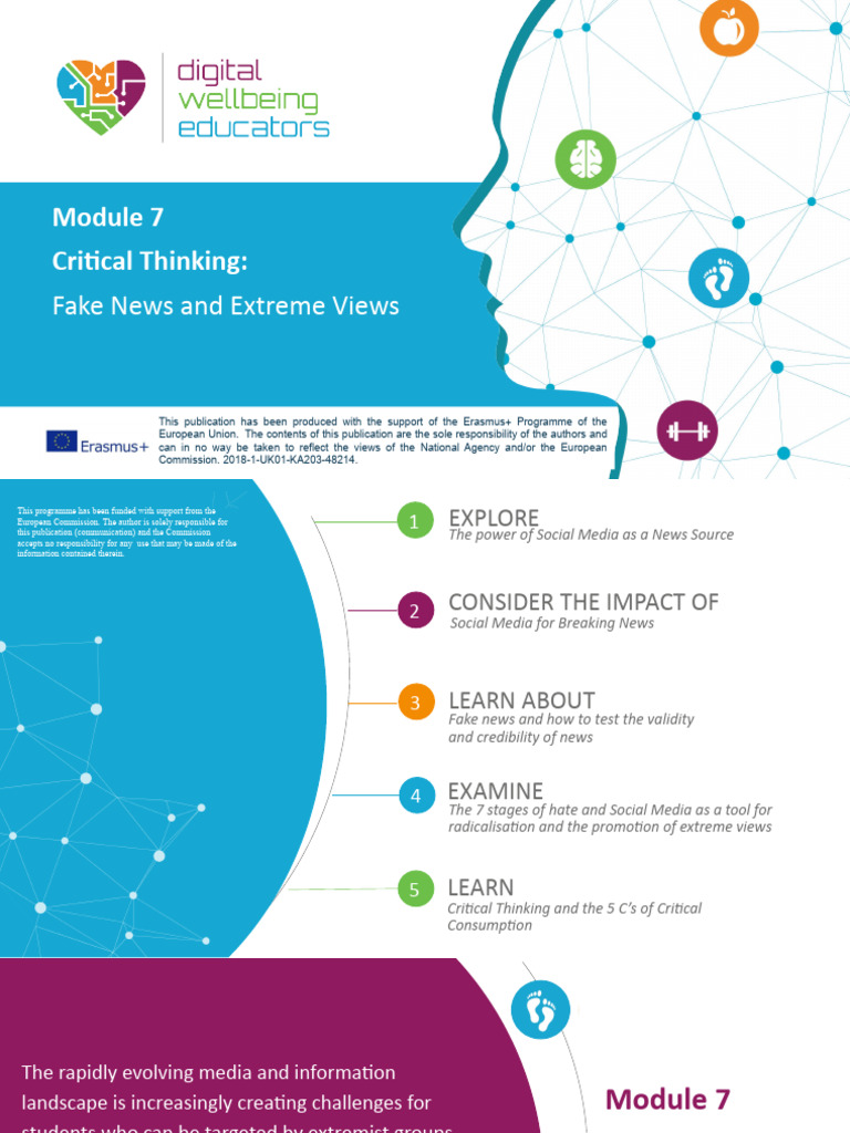 DWE M7 - Critical Thinking - Fake News and Extreme Views | PDF | Social ...