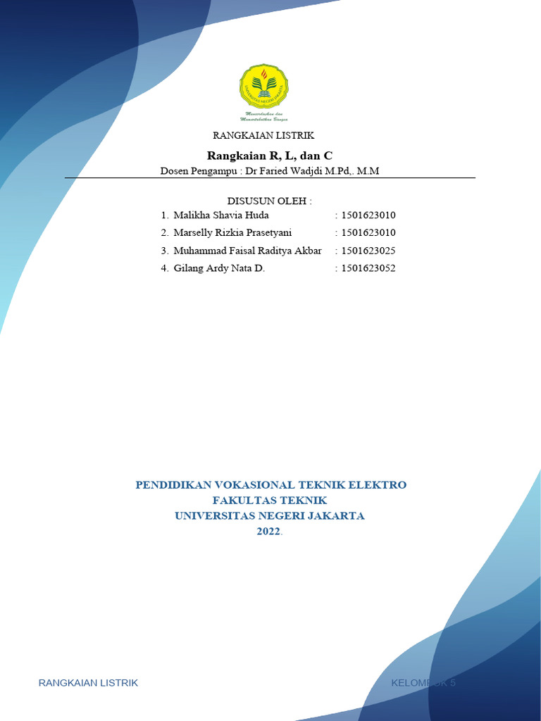 Analisis Rangkaian RLC dan Reaktansi | PDF | Teknologi & Rekayasa