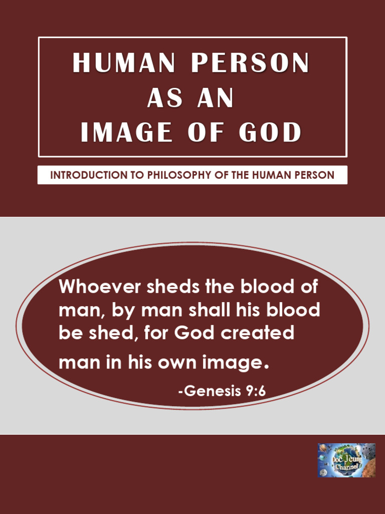 Human Person As An Image of God | PDF | Religious Belief And Doctrine ...