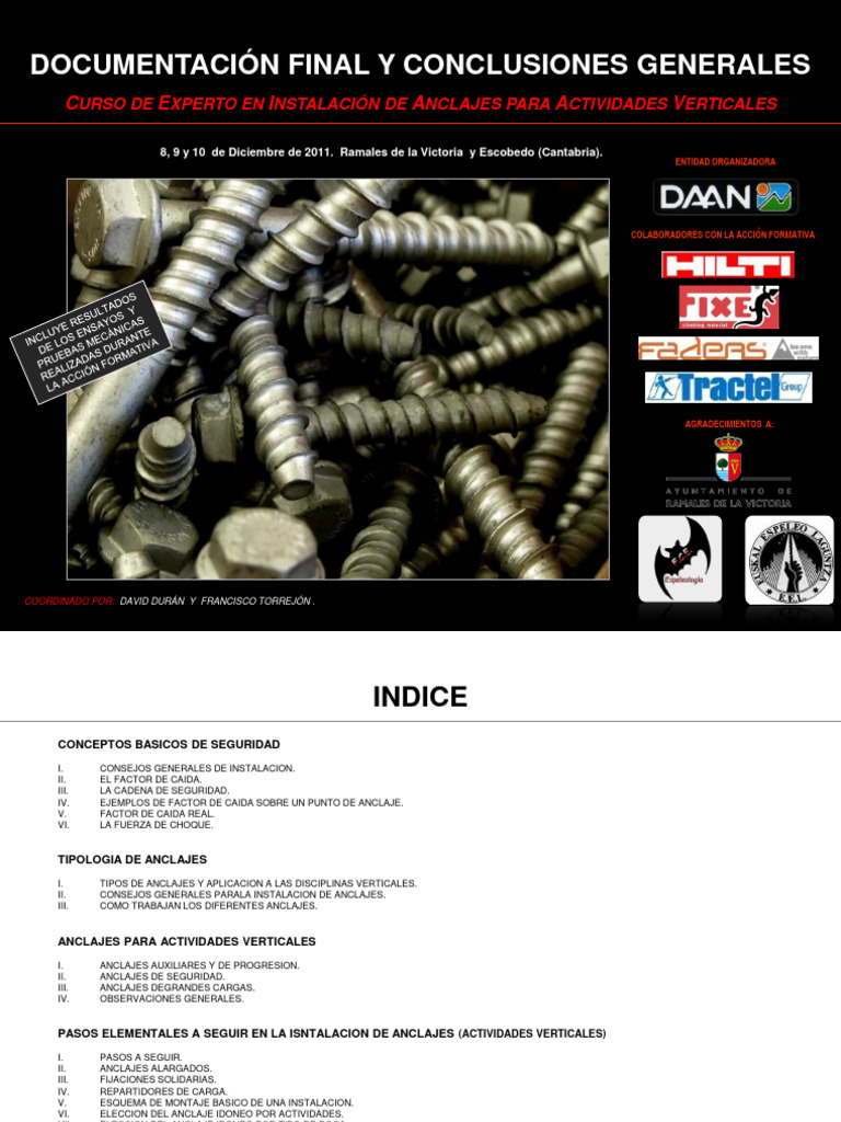 Documentación Final Y Conclusiones Generales: C E I A A V | PDF | Tornillo | Ingeniería mecánica