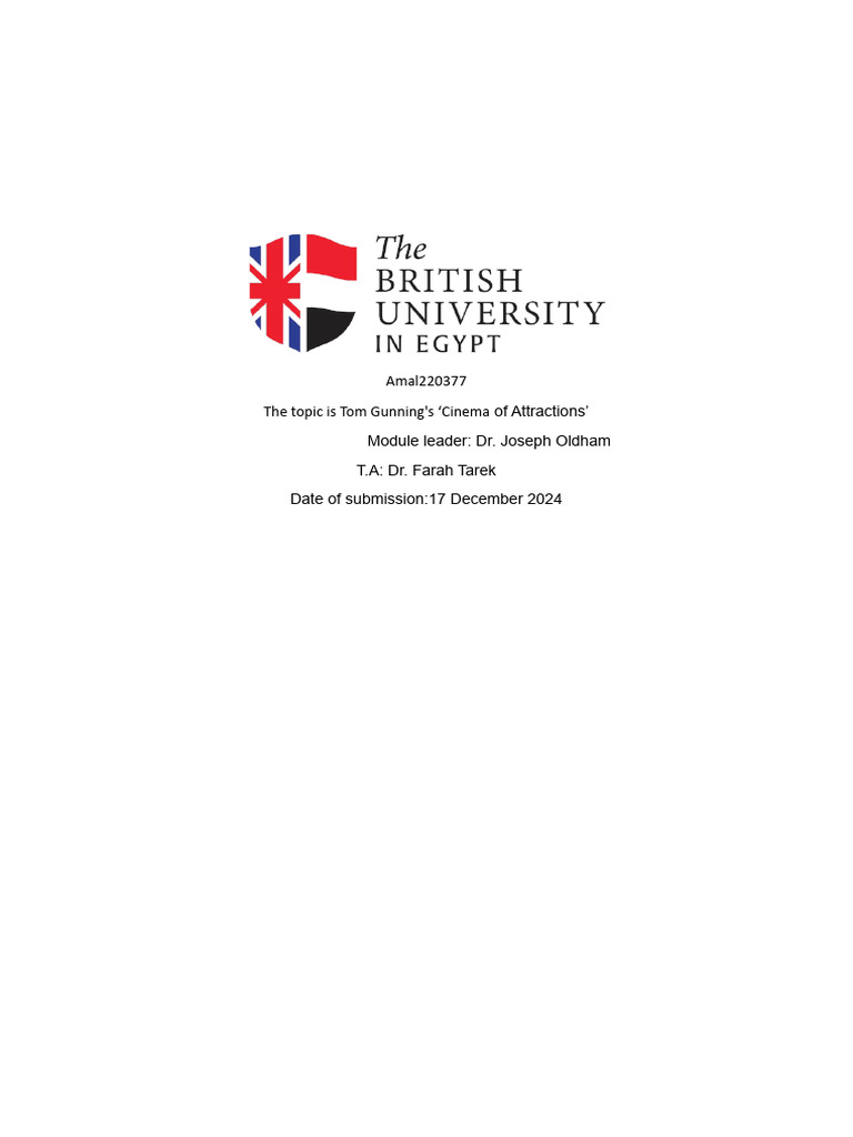 Tom Gunning | PDF | Social Science | History