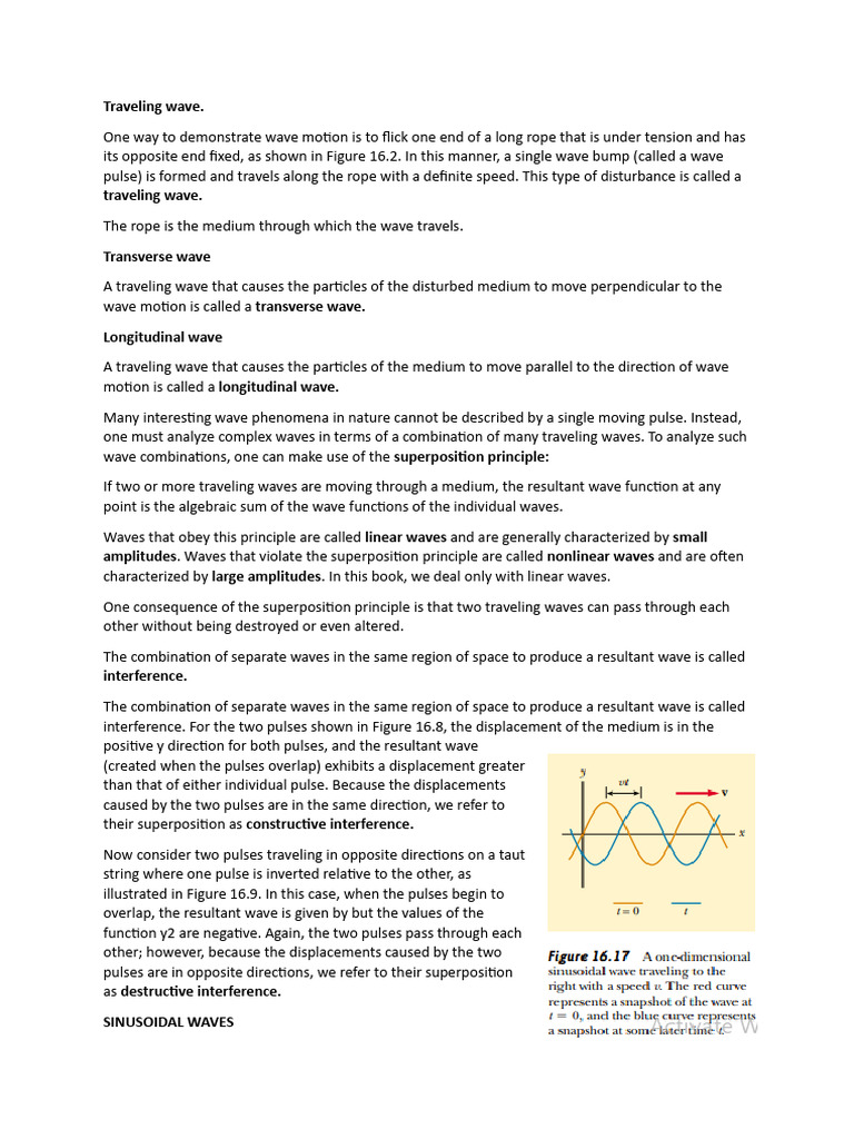 Waves Contd... | PDF | Waves | Phase (Waves)