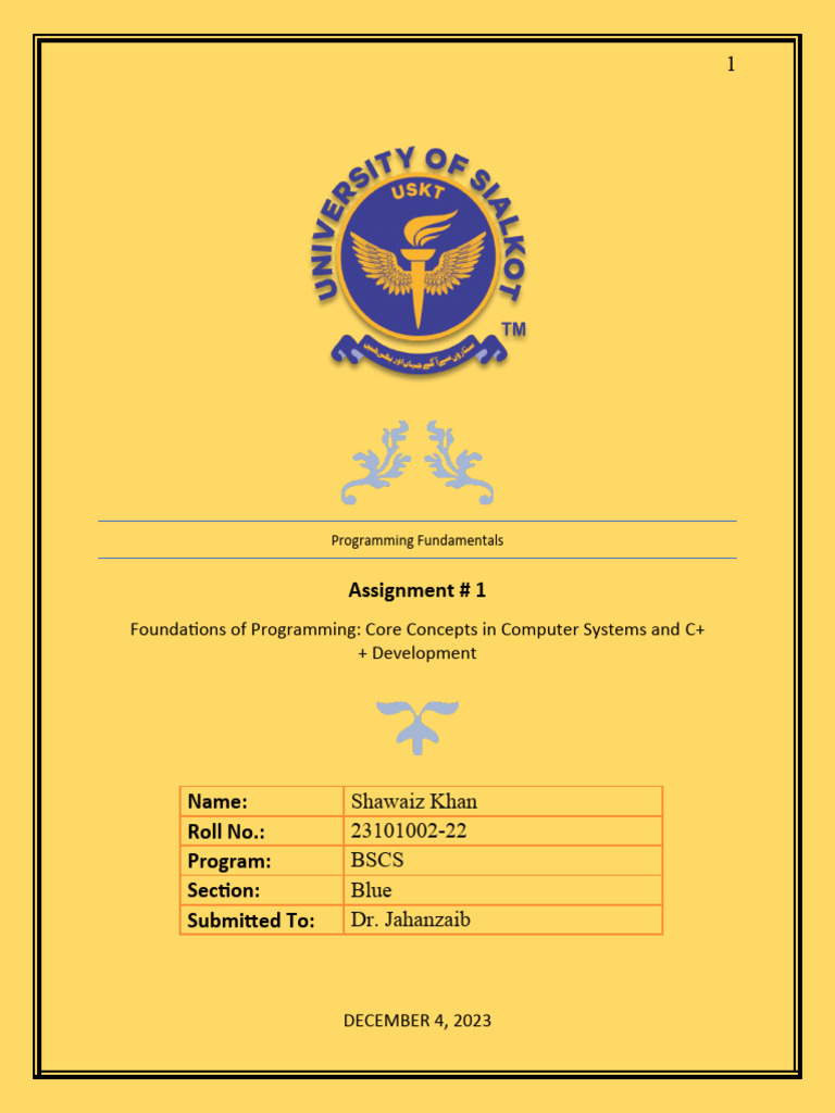 Programming Fundamentals | PDF | Programming | Computer Program Programming Fundamentals | PDF | Programming | Computer Program