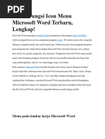 22+ Fungsi Menu Layout Pada Microsoft Word Terbaru, Lengkap! | PDF ...