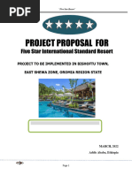 PROJECT PROPOSAL On Hotel Final Doct Edited | PDF | Internal Rate Of ...