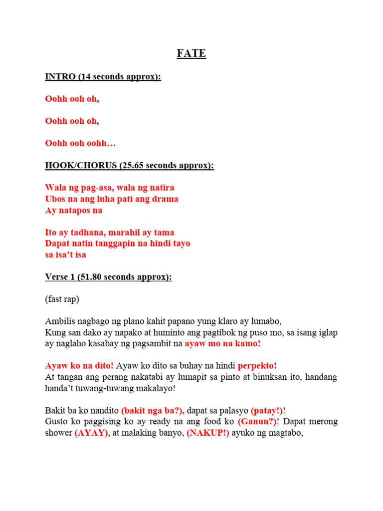 FATE | PDF