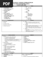 Class IX HALF YEARLY SYLLABUS | PDF