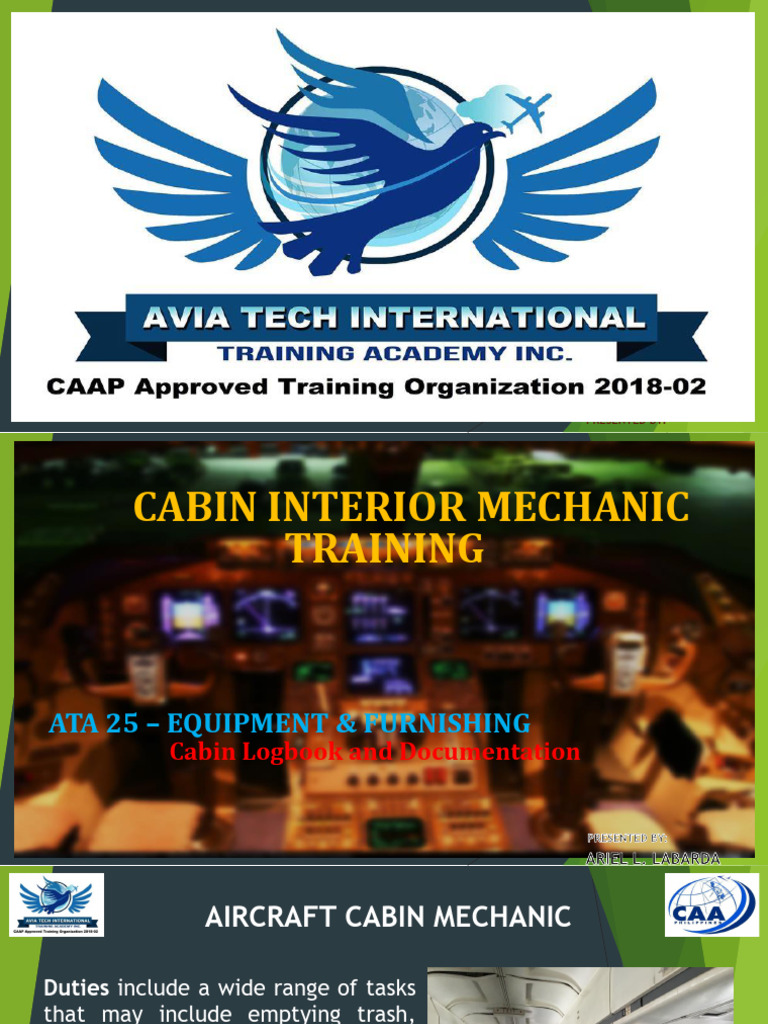 Cabin Mechanic Training Overview | PDF | Airlines | Federal Aviation ...