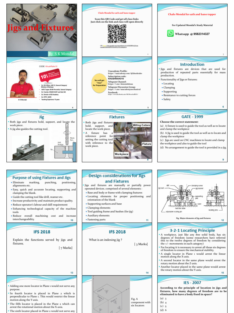 Jig and Fixtures For 2023 GATE ESE & PSUs by S K Mondal | PDF | Tools ... Jig and Fixtures For 2023 GATE ESE & PSUs by S K Mondal | PDF | Tools ...