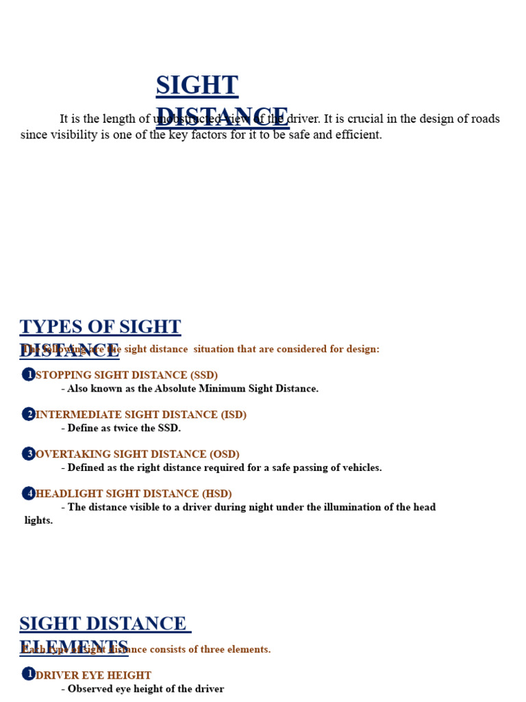 Sight Distance | PDF | Brake | Acceleration