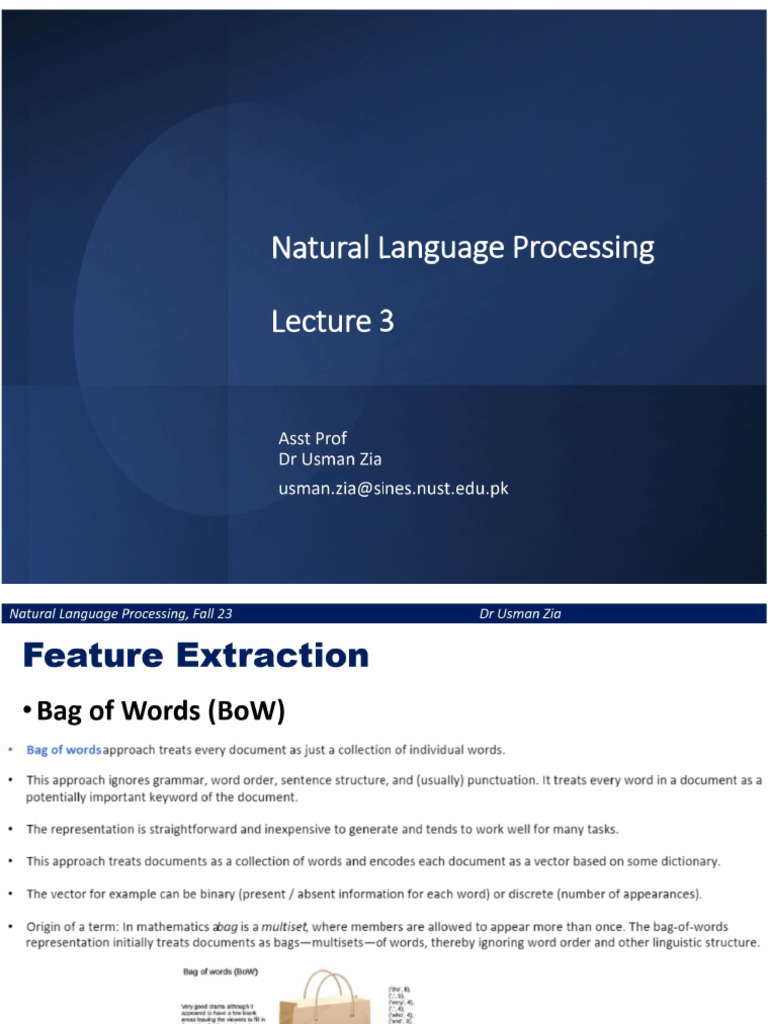 NLP - Lecture 3 - 27 Sep 23 | PDF NLP - Lecture 3 - 27 Sep 23 | PDF