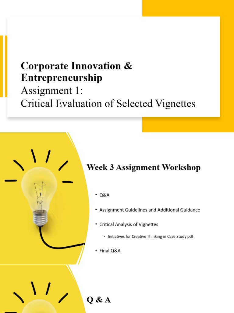 BSS056-6 23-24 BLK24 Assignment 1 - Week 3 Workshop | PDF | Critical Thinking | Creativity