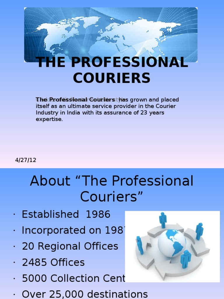 The Professional Couriers Overview | PDF | Business