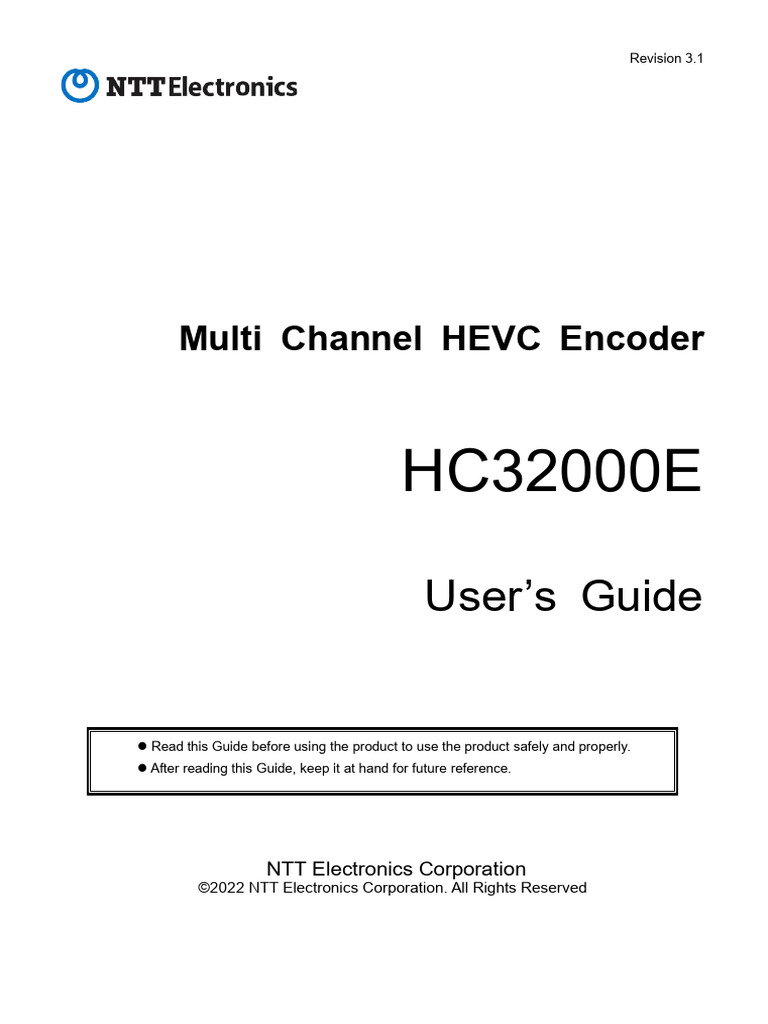 HC32000E Manual en v3.1 | PDF | Electromagnetic Interference