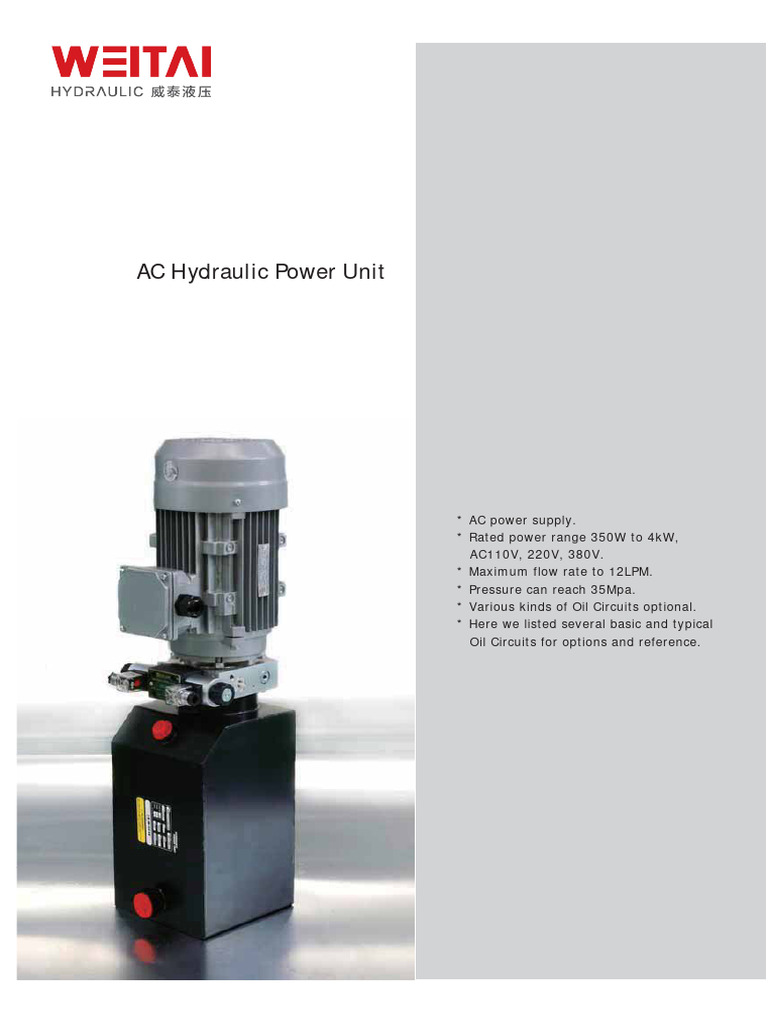 AC Power Unit | PDF | Pump | Dynamics (Mechanics)