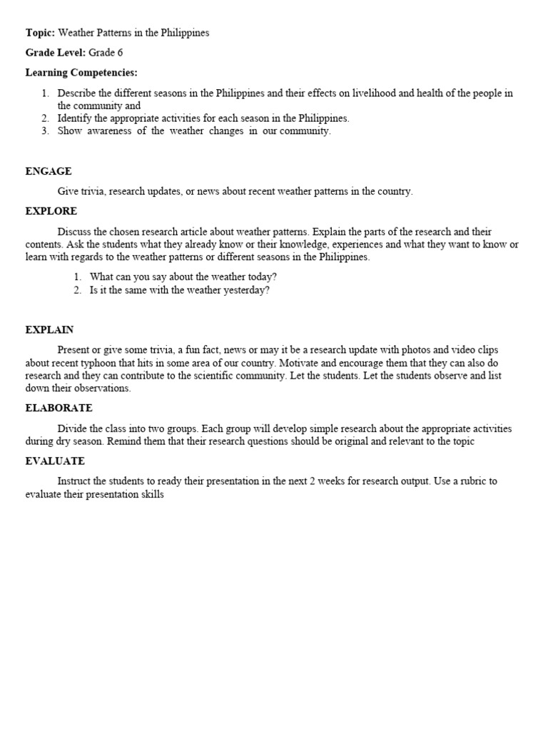 Weather Patterns | PDF Weather Patterns | PDF