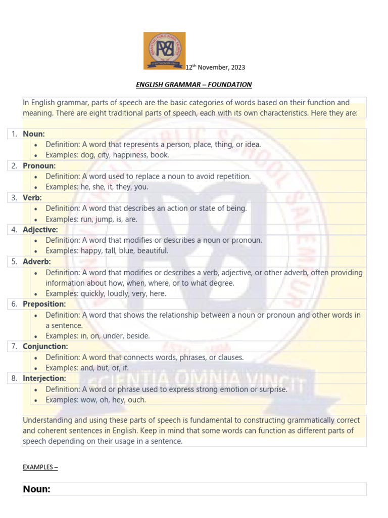 GRAMMAR | PDF | Verb | Adverb