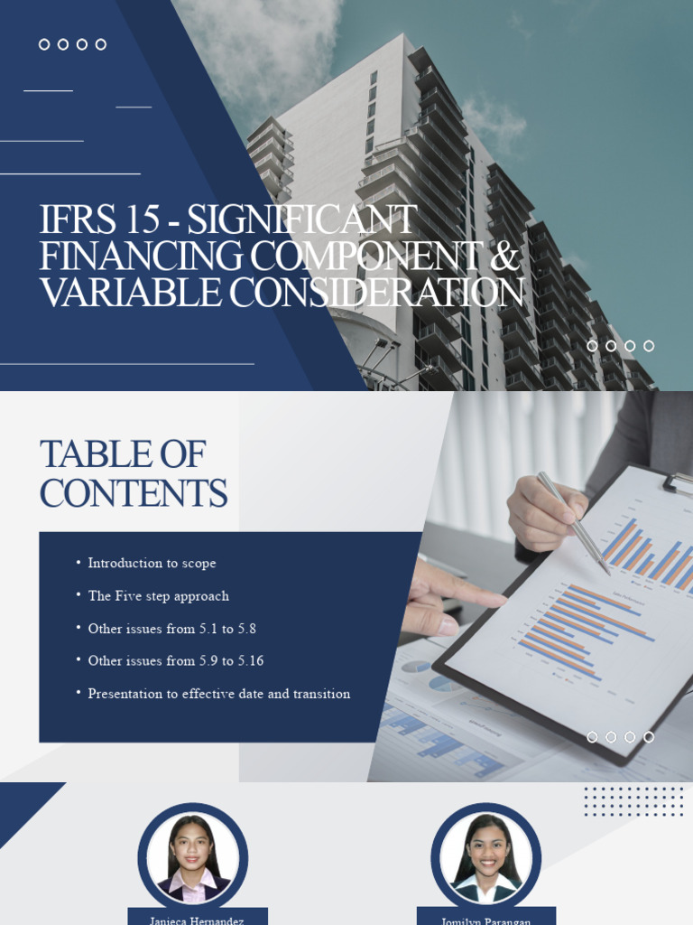 IFRS 15: Financing Component Insights | PDF | International Financial ...