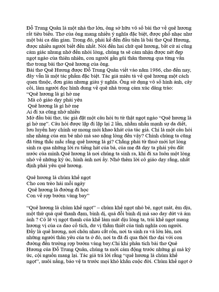 Quê Hương DTQ | PDF