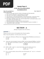 ICSE Class10 Maths Formulas Final | PDF