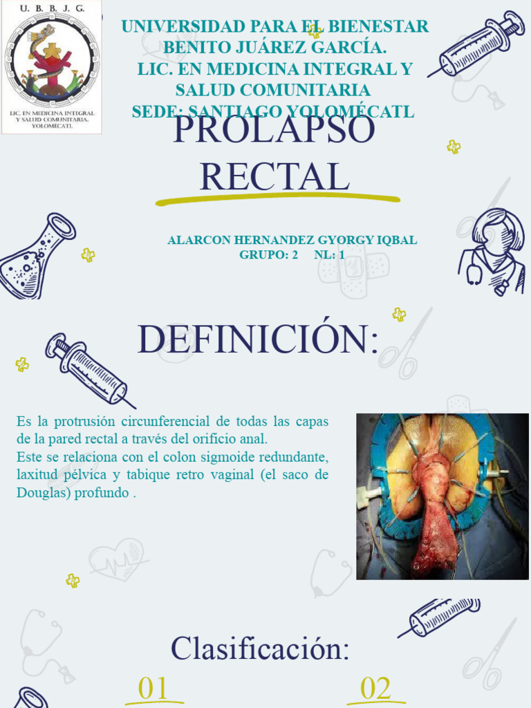 Prolapso Rectal | Descargar gratis PDF | Estreñimiento | Recto