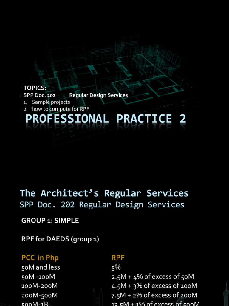 Professional Practice 2 Sample For RPF Computation | PDF