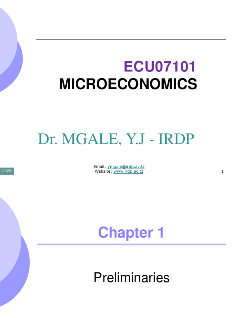 Ch01 - Microeconomics | Download Free PDF | Microeconomics | Market ...