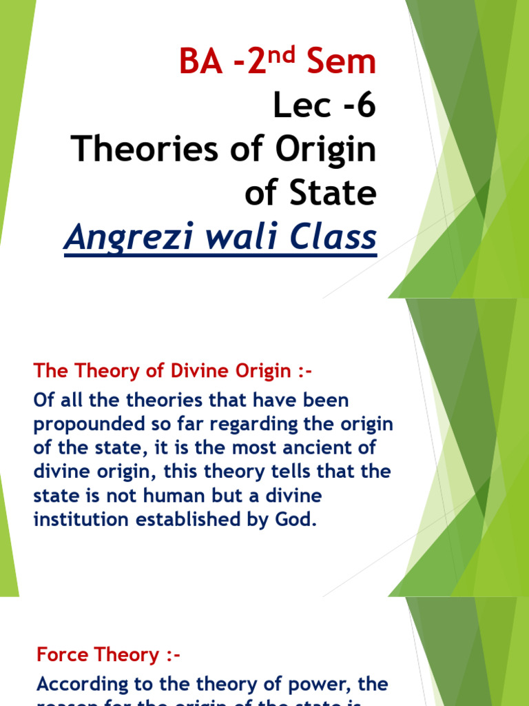 Theories of State Origin Explained | PDF