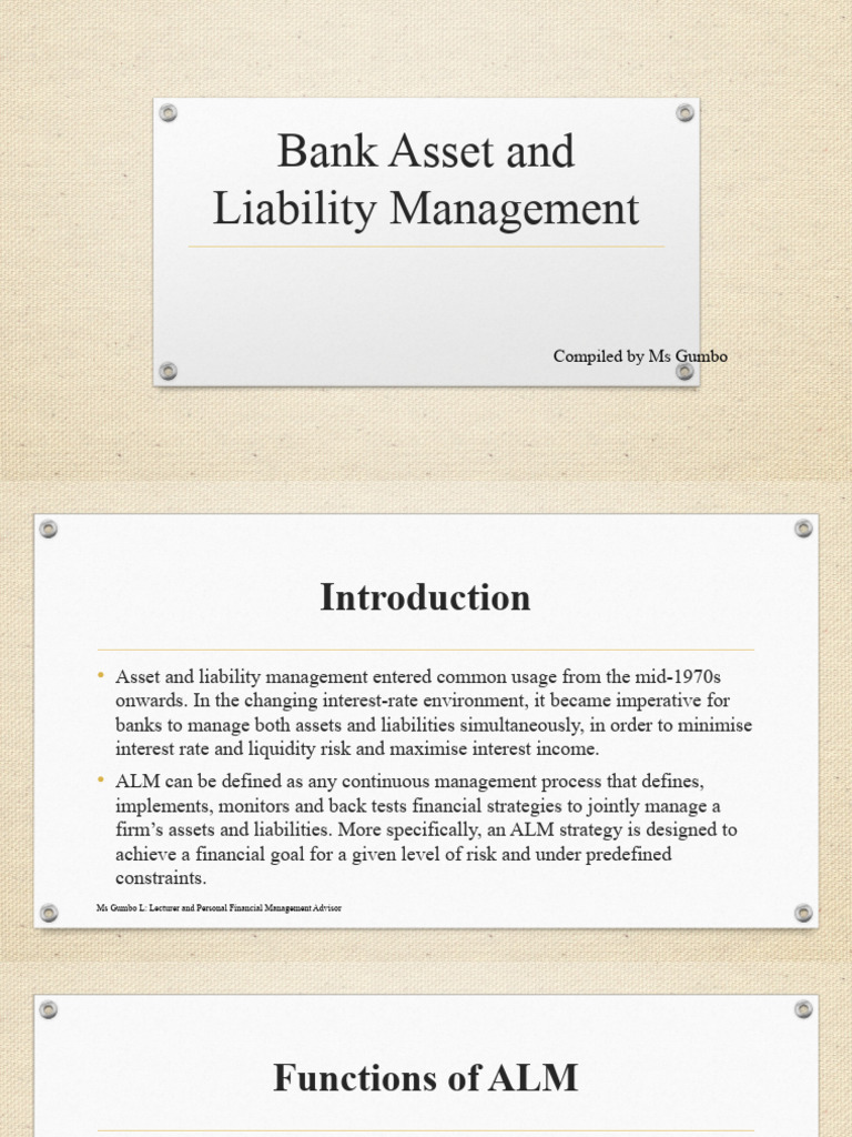 2021 Bank Asset and Liability Management | PDF | Bond Duration | Value At Risk