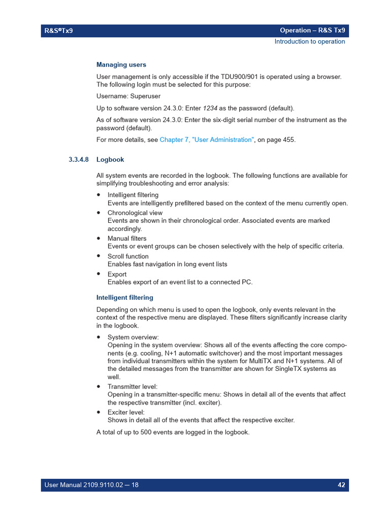Export Logbook - EN | PDF | Computer File | Button (Computing)