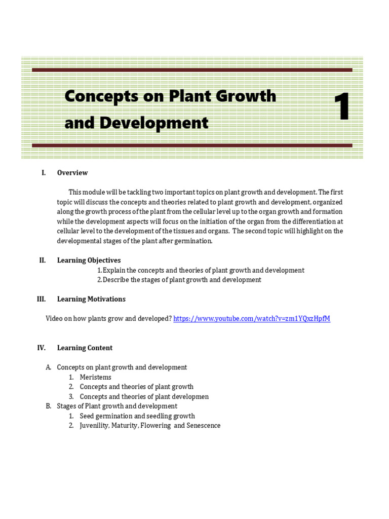 CS100 - Chapter-1-Concepts-of-Growth-and-Development-final | PDF | Embryo | Anatomy