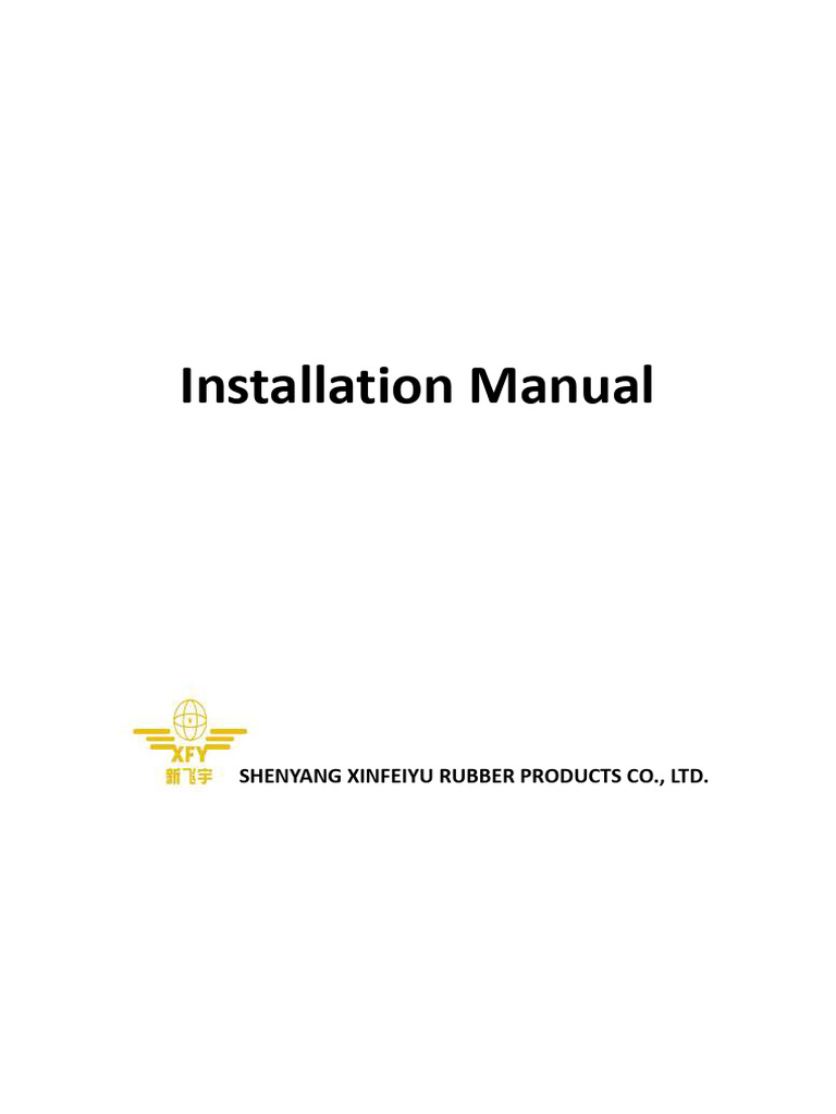 Installation Manual | PDF | Pipe (Fluid Conveyance) | Welding