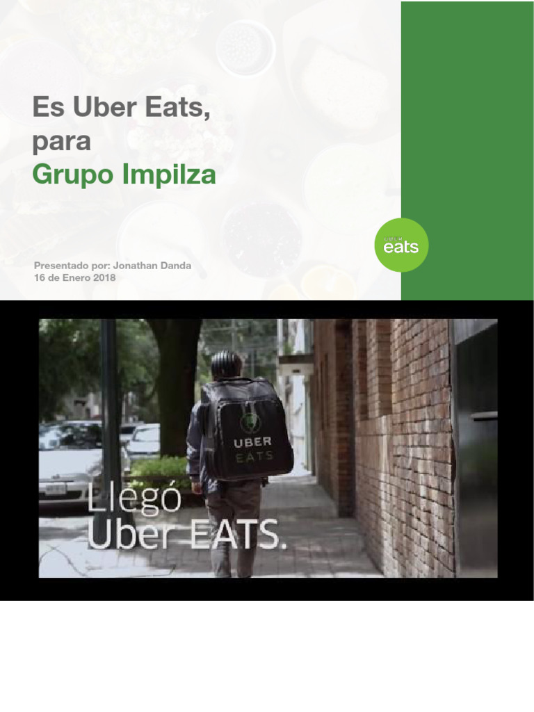 Uber Eats - Grupo Impilza | PDF
